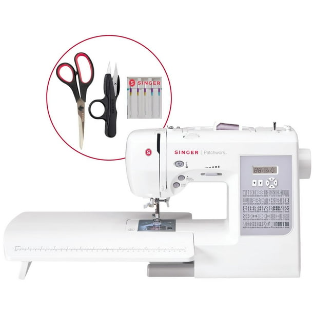 SINGER® Patchwork™ 7285Q Sewing and Quilting Machine Bundle, All ...