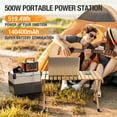 EBL Portable Power Station 500, 110V/500W Solar Generator(Surge 1000W ...