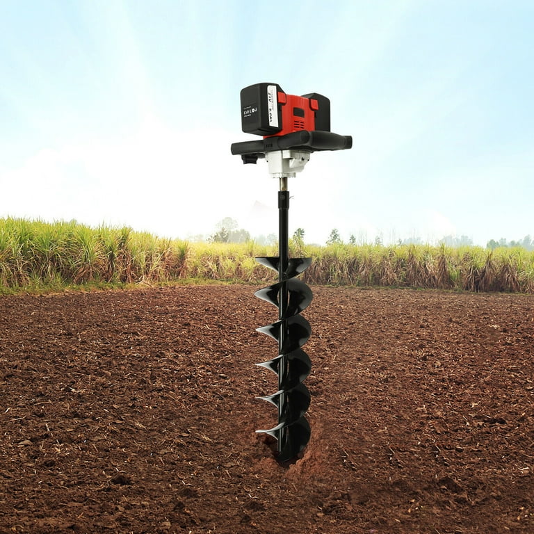 Fence Post Auger 70mm Posts Fence Knocker 2-Stroke Picket Petrol Post ...