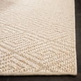 SAFAVIEH Palm Beach Stars Geometric Diamonds Sisal Area Rug, Beige, 3 ...