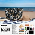 Sigee Dogs Print Extra Large Waterproof Beach Travel Bag with Zipper ...