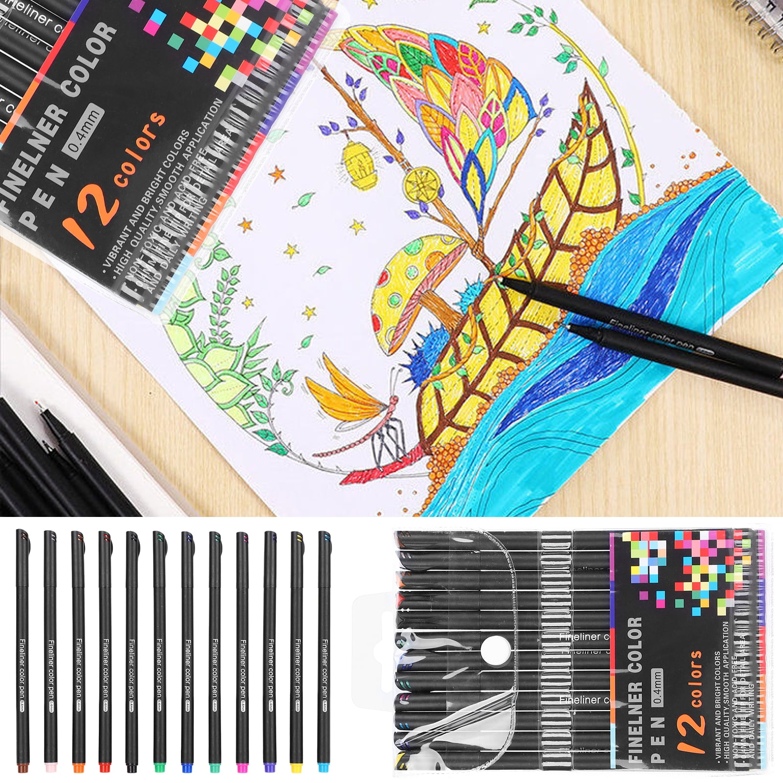 Click here for Loewten Thin Markers Pen  Easy To Color Easy Ident... prices