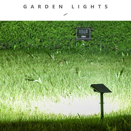 Super Bright Solar Lawn Spotlights Outdoor Waterof Floor Mounted Lawn ...