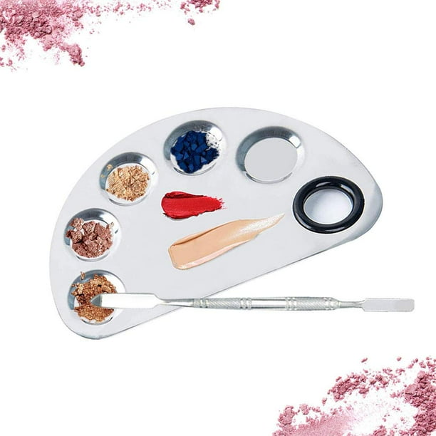 Outil de spatule de maquillage, plateau de mélange de maquillage ...