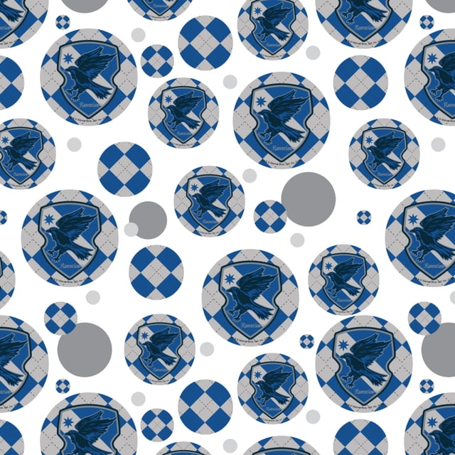Harry Potter Ravenclaw Plaid Sigil Premium Gift Wrap Wrapping Paper ...