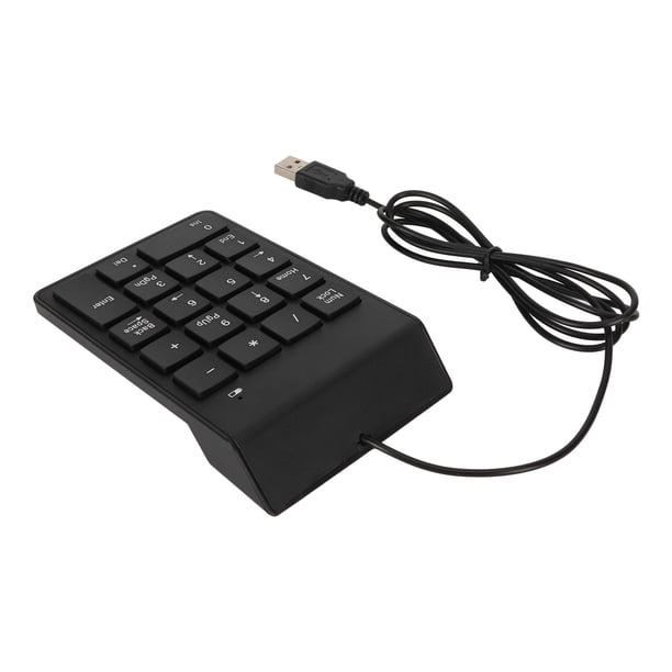 Wired Number Pad, Plug And Play Number Keyboard USB Connection For ...