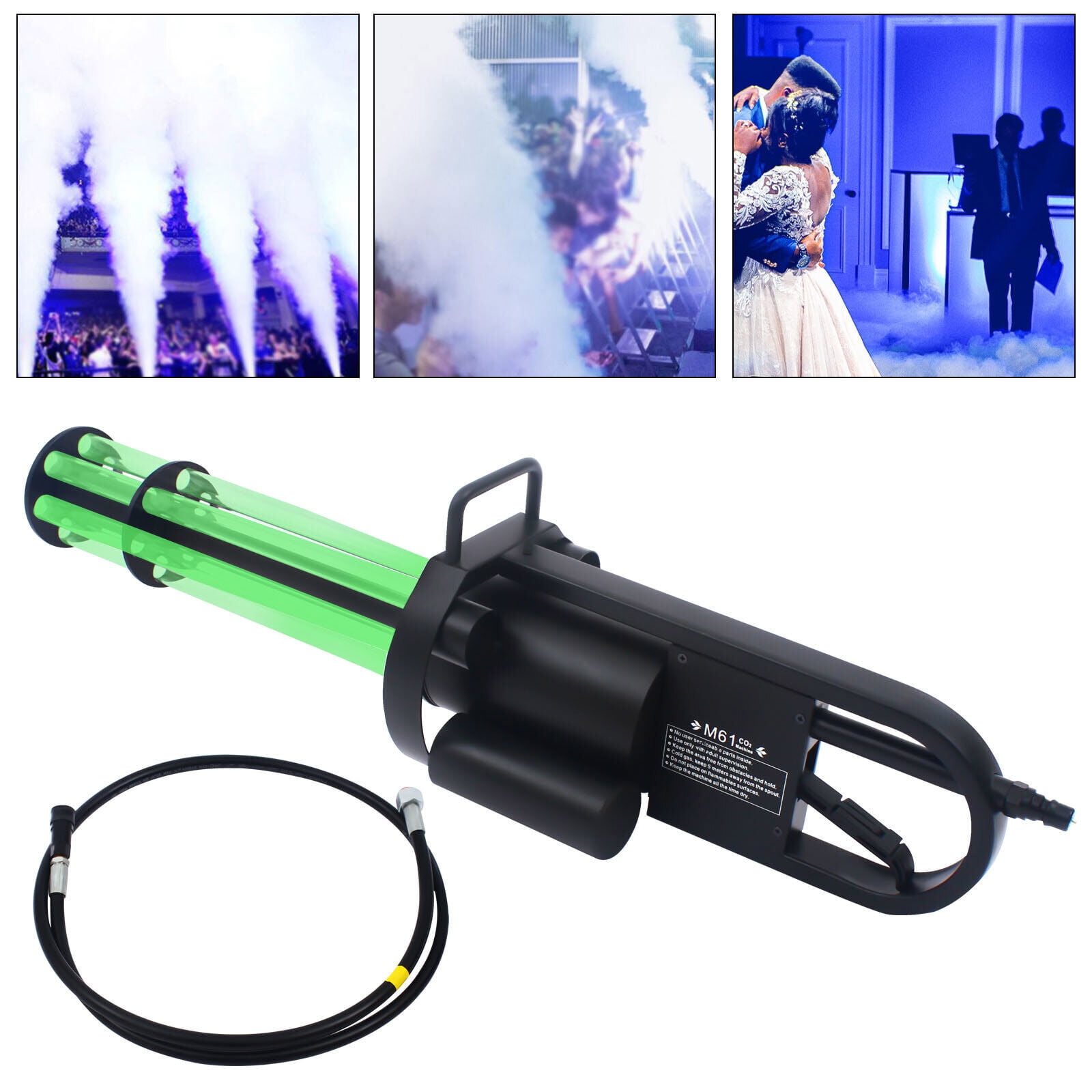CO2 Cannon Fogger Smoke Gun RGB Handheld CO2 Gun Led Jet Machine ...