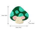 6 Set Mushroom Punch Needle Coaster Kit, Easy DIY Art Craft for ...