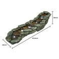 83.4-inch L Outdoor Tiered Rocky River Stream Fountain w/LED Lights ...