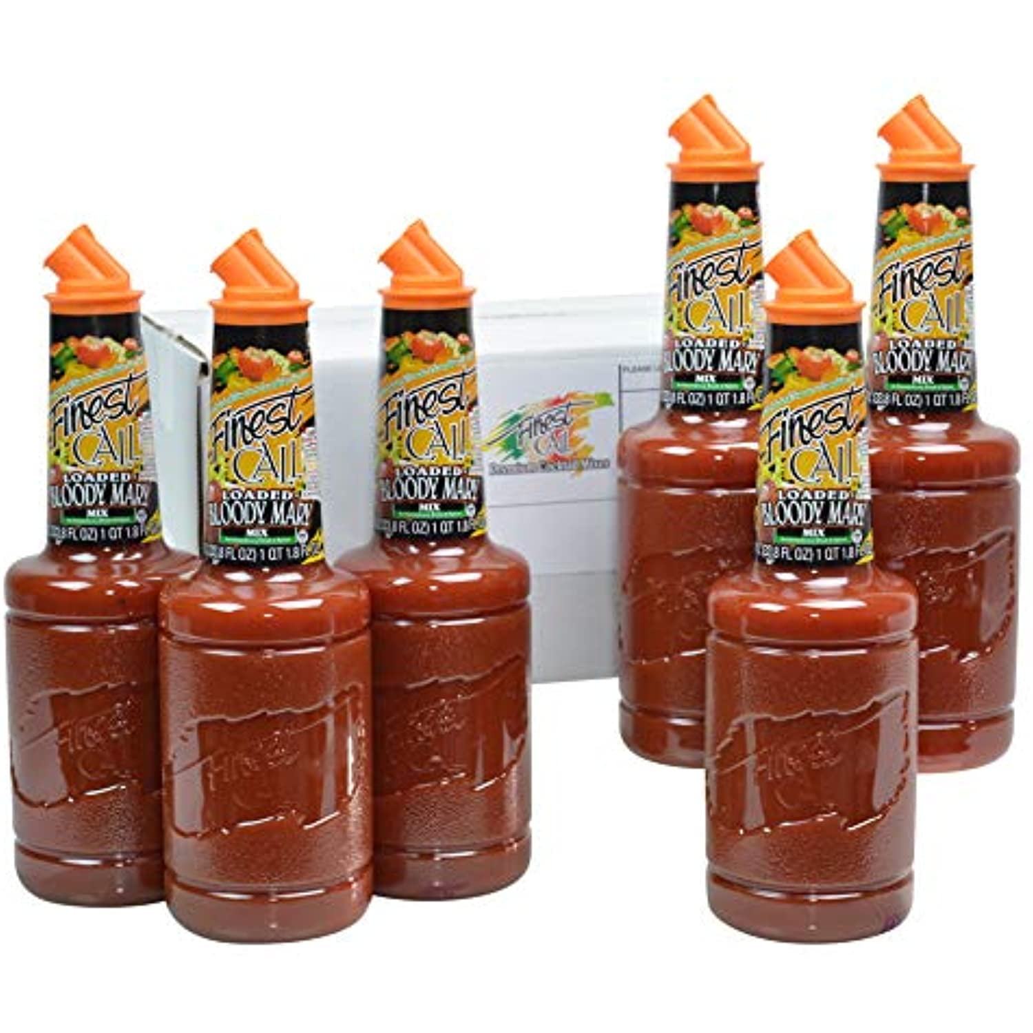 Finest Call Premium Loaded Bloody Mary Drink Mix, 1 Liter Bottle (33.8 ...