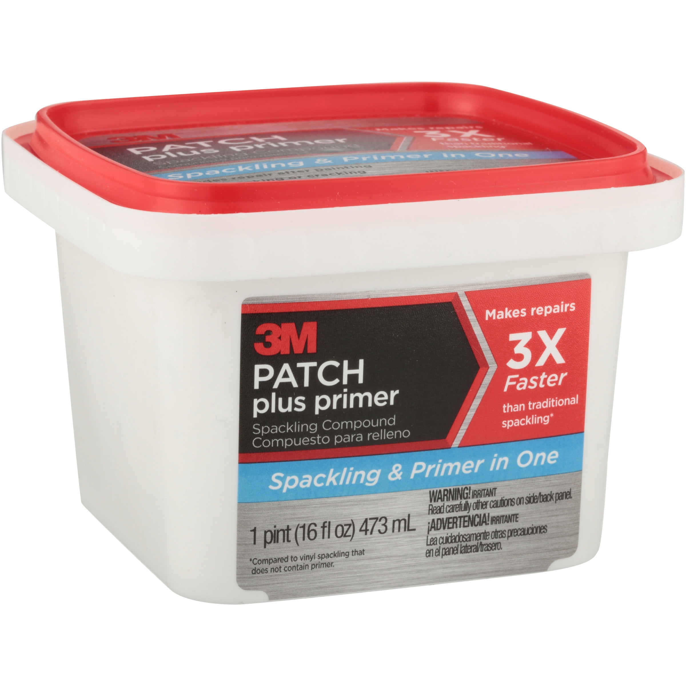 3M Patch Plus Primer Spackling Compound 16 fl. oz. Tub - Walmart.com