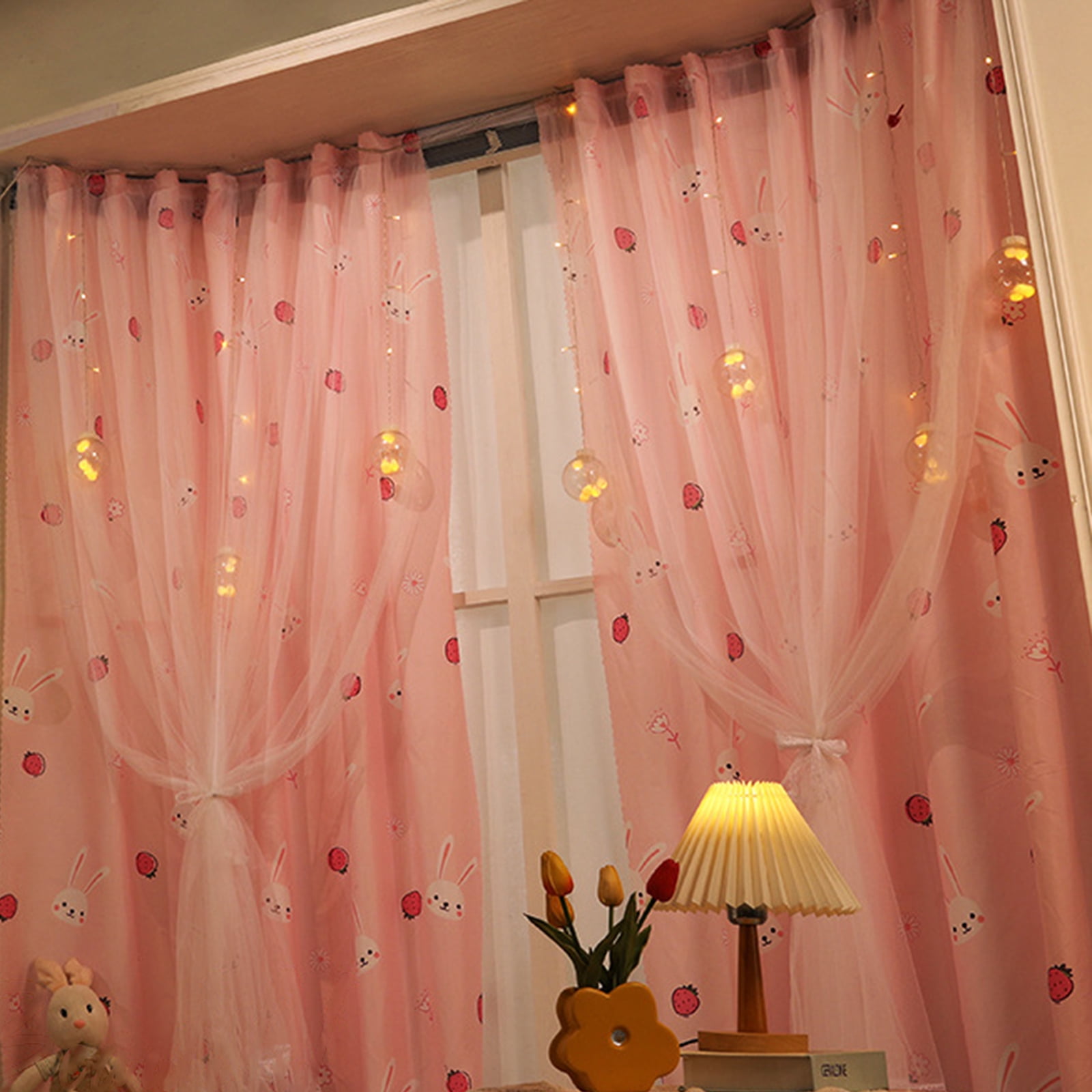 Fresh Velcro Curtains Windows Soundproof Shading Cloth Curtains 1Pcs ...