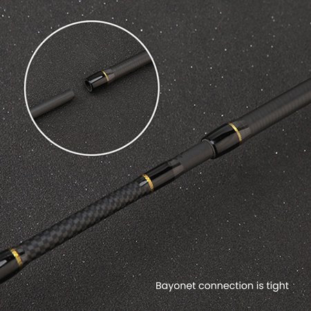 ruzhgo Carbon Bridge Fishing Felling Rod with One-piece Grip Design for ...