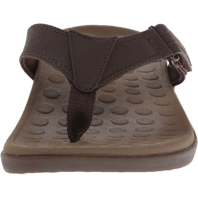 Vionic Ryder Chocolate Orthaheel Men's Sandal Based On 23 Reviews Shop ...