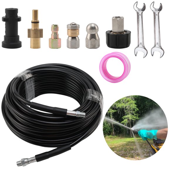 Free Shipping! PROWASH Sewer Jetter Kit for Pressure Washer 100FT ...