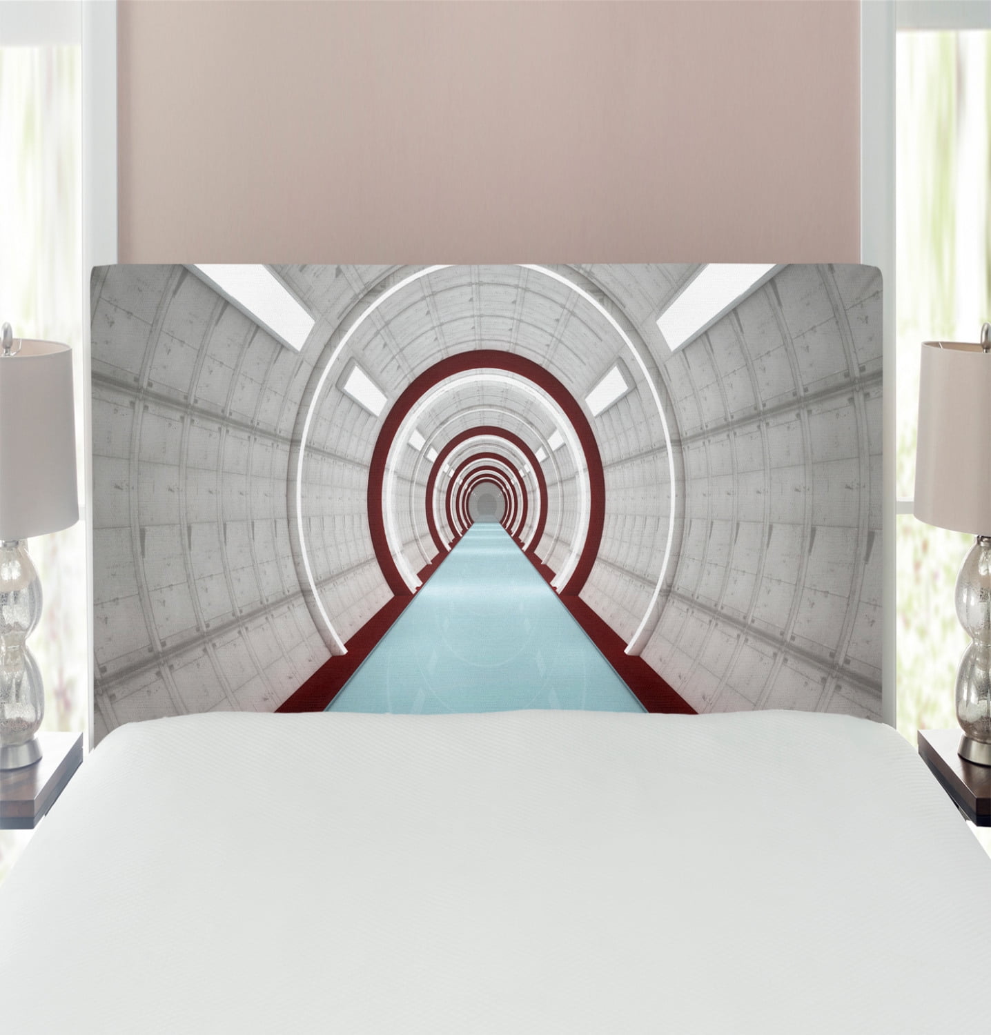 Futuristic Headboard, Futuristic Corridor with Simple Future Science ...