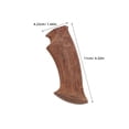 DEEPCRAFF Wood Replacement Handle Kit for Kitchen Cutter with Solid ...