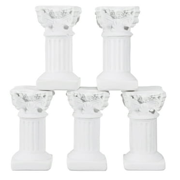 Zeckos Solid Concrete Roman Pillar Mini Statue Pedestal - Walmart.com
