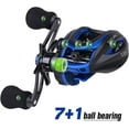 Goture Baitcasting Reel,/Carbon Fiber Drag 22LB/18LB 7.1:1/6.3:1 Gear Ratio Magnetic Brake/Dual ...