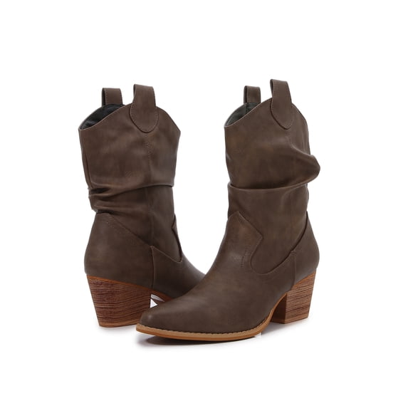 Wood Heel Boots