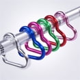 9pack Heart Pattern Carabiner Hook Climbing Carabiner Sports Carabiner ...
