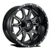 Fuel 1PC Aluminum Rim D712 RAGE 20X10in Gloss Black Red Tinted Clear ...