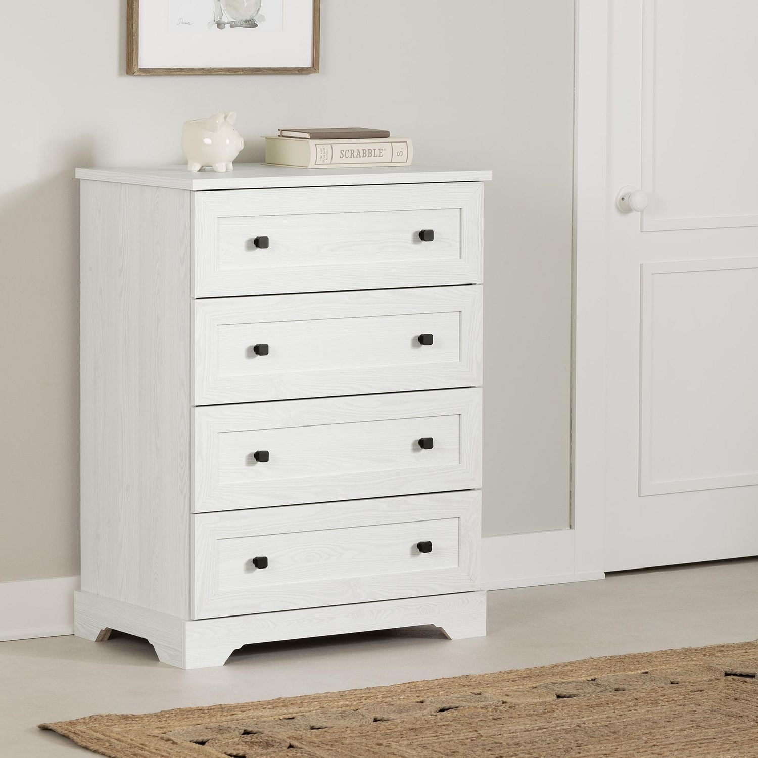 Click here for South Shore Hazen 4-Drawer Chest For Child  In Whi... prices