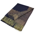 Pashmina Reversible Women's Pashmina Border Pattern Double Layered ...