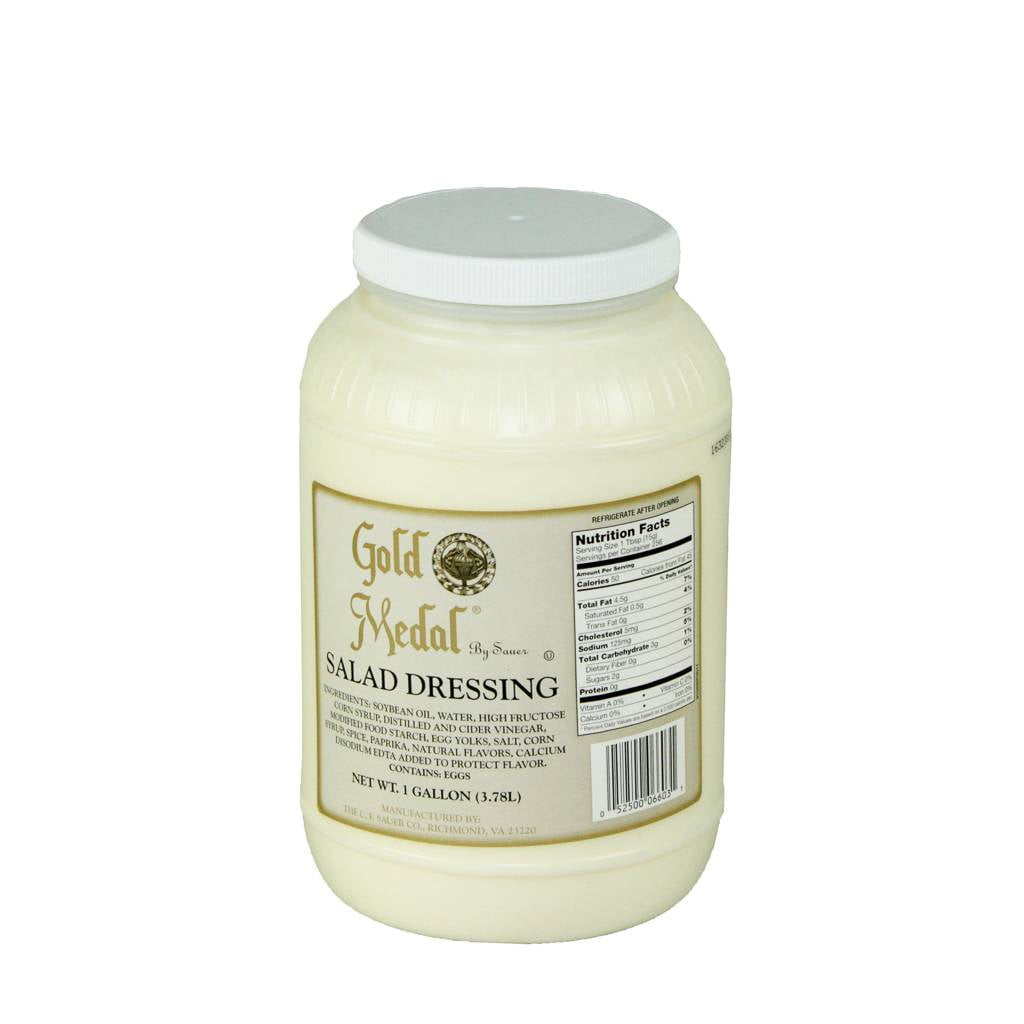 Gold Medal Salad Dressing, 1 Gallon (4 Pack) - Walmart.com