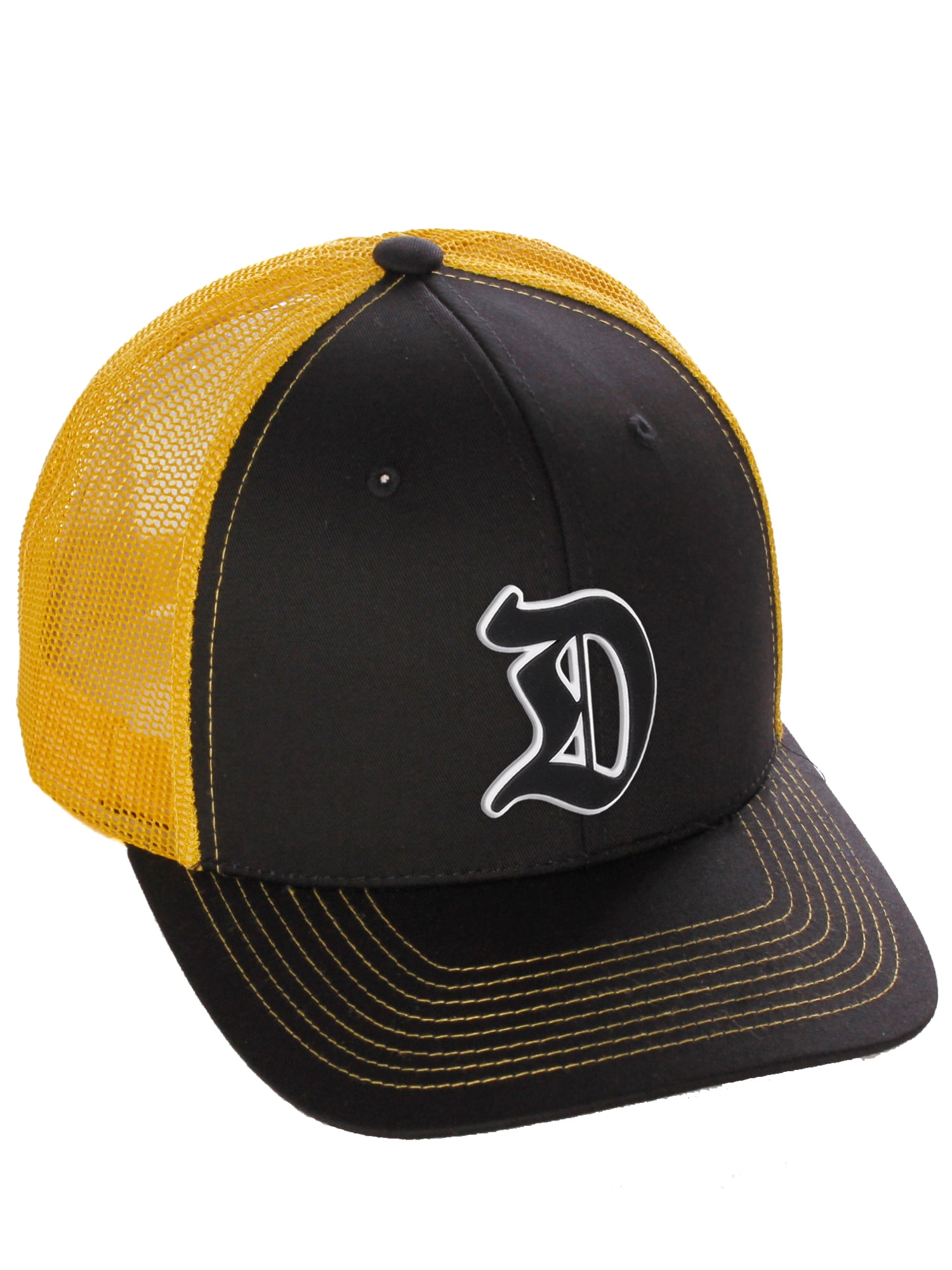 Daxton Classsic Baseball Trucker Hat Old English A to Z Letters Numbers ...