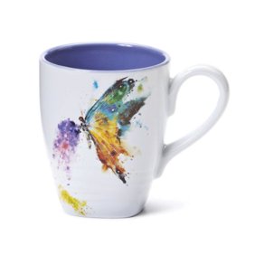 Dean Crouser Watercolor Dragonfly Stoneware Mug, 16 oz. - Walmart.com