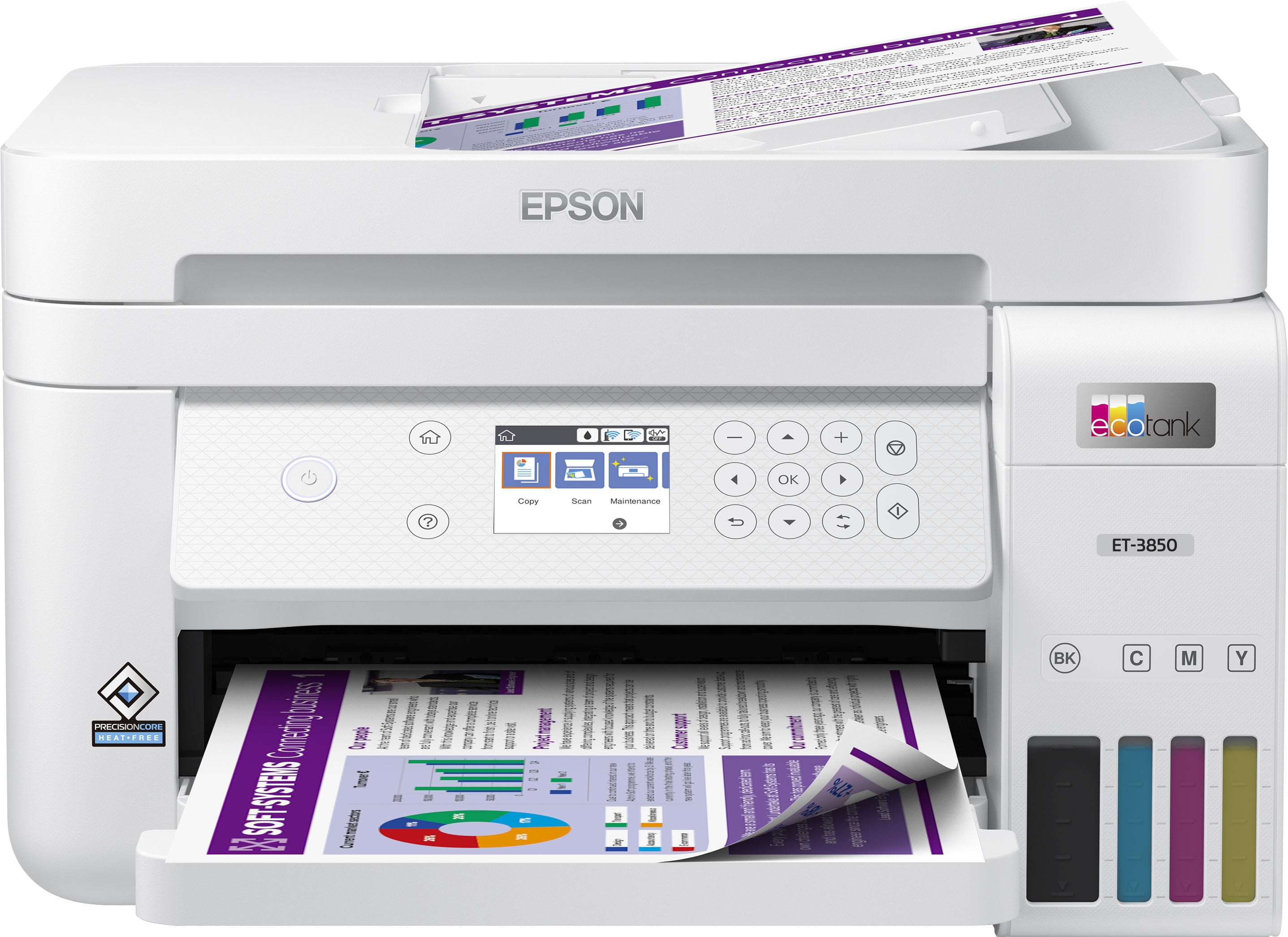 Buy Epson EcoTank ET 3850 All in One Cartridge Free Supertank Printer