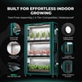 Mars Hydro 4-Tier Plant Stand with 54W Grow Lights & 1680D Grow Tent-S ...