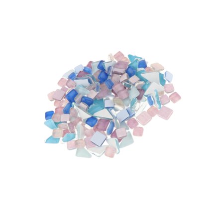 Bright Mosaic Tiles Assorted Craft Glass Pieces Stones Purple Pieces ...