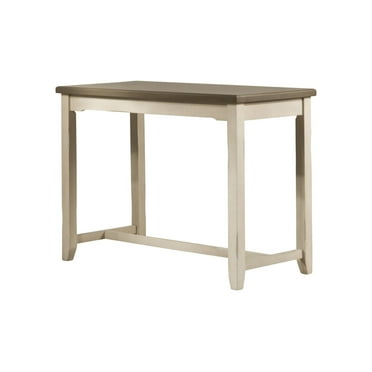 Solid Wood 36 inch Square Dining Table in White - Walmart.com