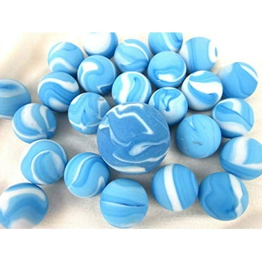 25 Mixed Assortment Pak-A-Game Glass Marbles Shooter Glass Swirl Lot ...