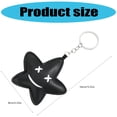 1. Elegant PU Leather Keychain Heart Shape Lightweight Bag Charm ...