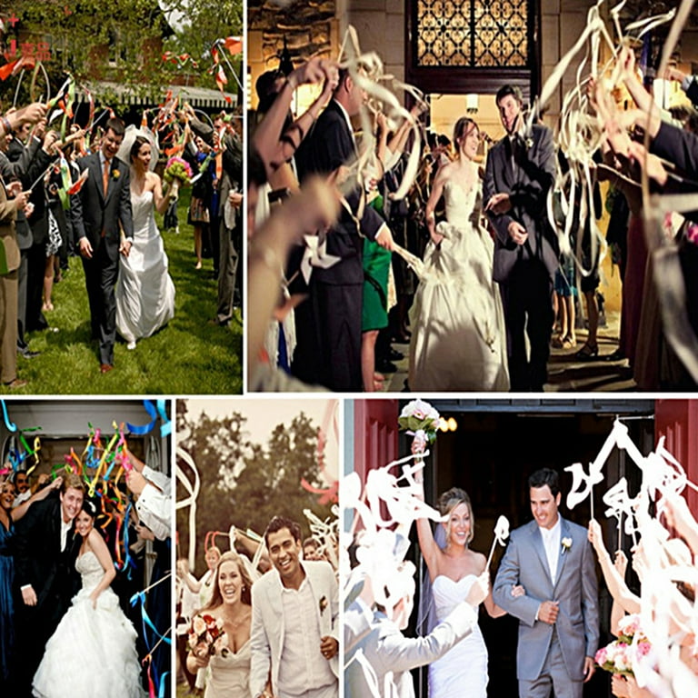 Wedding Ribbon Wands With Bells