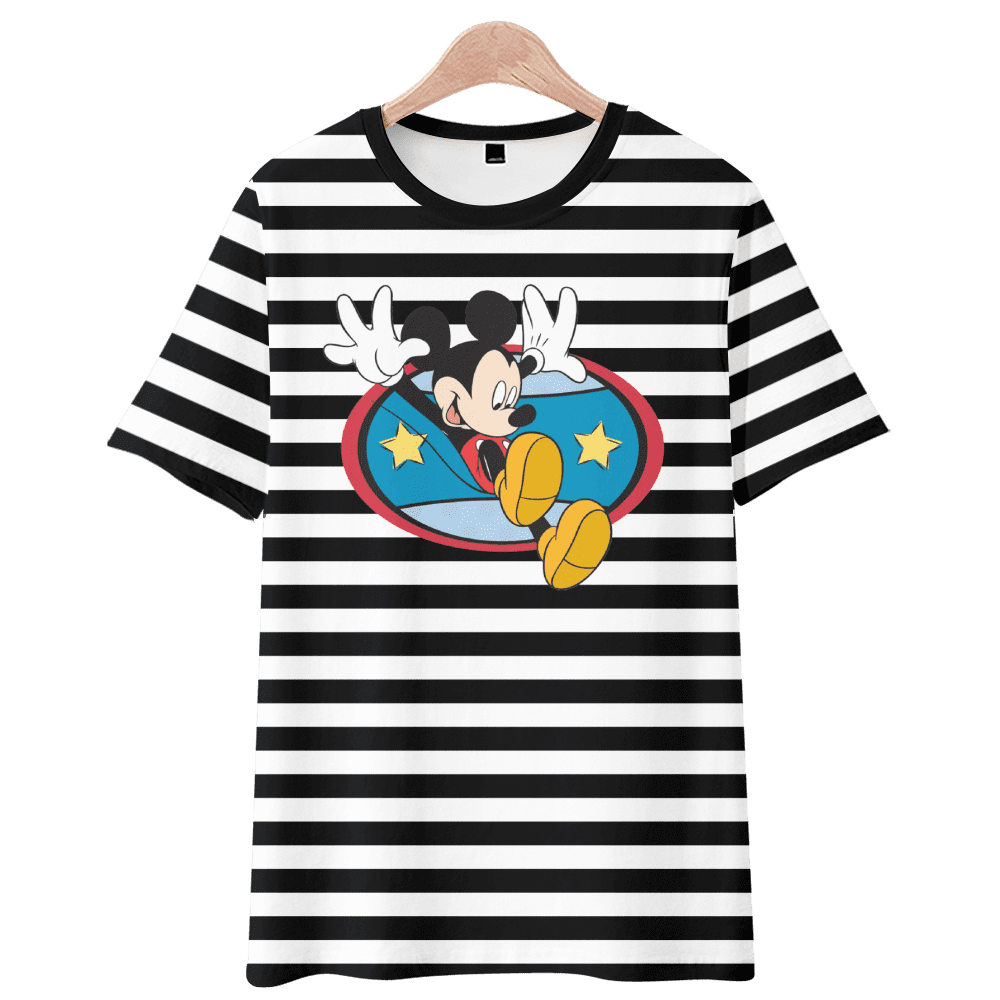 Mickey Mouse Stripes Men's Top Likable Soft Art Top for Men Women for ...