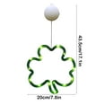 EDHITNR Luminous Clover LED Lantern, Battery Operated St. Patrick's Day ...