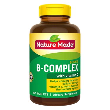 Nature Made Super B-Complex Tablets, 460Ct - Walmart.com