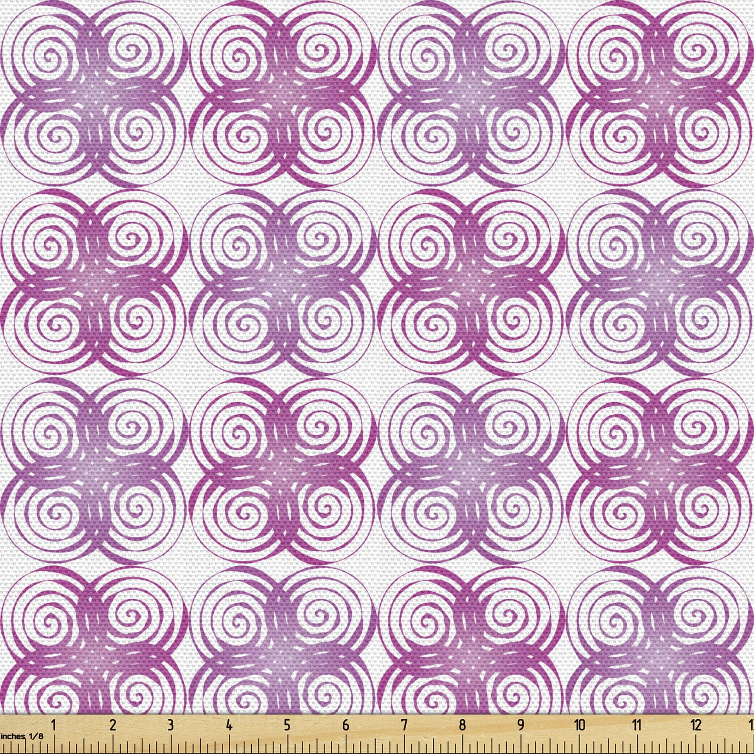 Abstract Fabric by the Yard, Swirling Spiral Patchwork Geometric ...