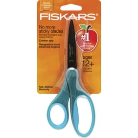Fiskars 7" Student Scissors - Decorated NonStick - YELLOW BLOOMS ...