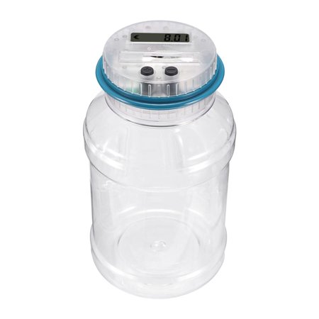 Large Piggy Bank Transparent Digital Coin Counting counting money jar ...