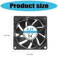 Cooling Fan PC Computer 5V/12V/24V Quiet Cooling Fan For Desktop Case ...