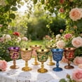 POYOGA 2Pcs European Styles One Chalices Cups With Alloys Construction ...