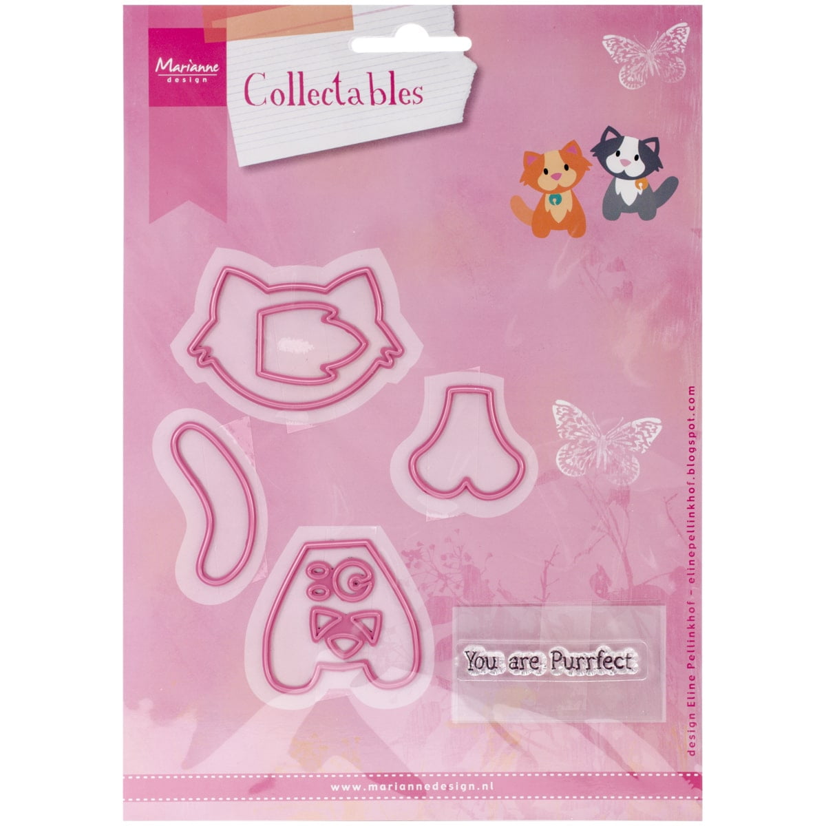Ecstasy Crafts Marianne Design Collectables Dies W/Stamps-Cat - Walmart.com