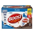 (2 pack) BOOST Plus Nutritional Drink Protein Shakes, Rich Chocolate, 8 ...