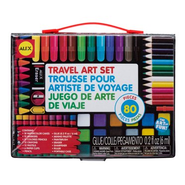 ALEX Toys Artist Studio Portable Essential Art Supplies Set with Wood ...