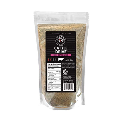 Casa M Spice Co® Cattle Drive® Beef Seasoning — Gourmet Steak Rub Rib ...